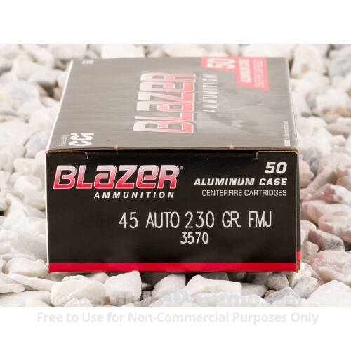 45 ACP Ammo - Blazer 230 Grain Full Metal Jacket - 1000 Rounds