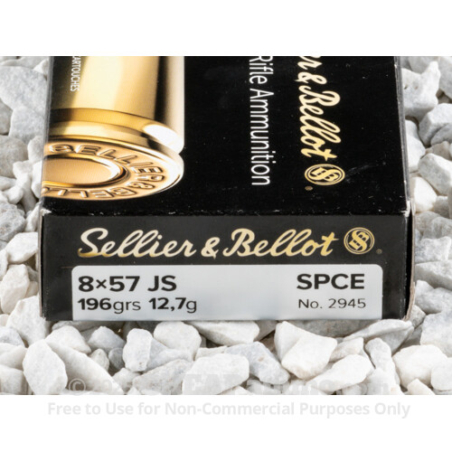 8mm Mauser Ammo - Sellier & Bellot 196 Grain Soft Point Cutting Edge ...