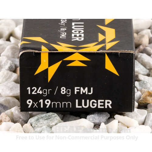 9mm Ammo - Igman 124 Grain Full Metal Jacket - 1000 Rounds