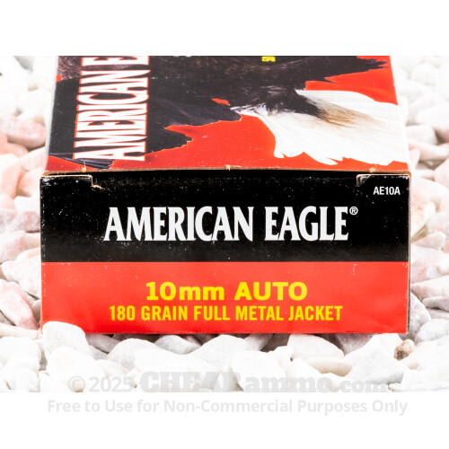 10mm Ammo - Federal 180 Grain Full Metal Jacket - 1000 Rounds