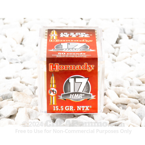17 HMR Ammo - Hornady 15.5 Grain Polymer Tipped - 50 Rounds