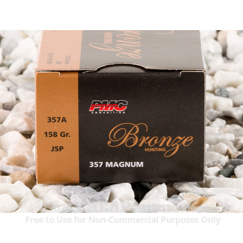 357 Magnum Ammo - PMC 158 Grain Jacketed Soft Point - 50 Rounds