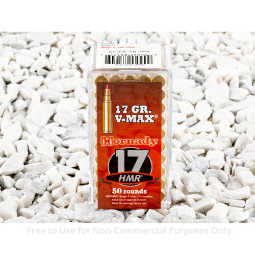 17 HMR Ammo - Hornady 17 Grain V-MAX - 500 Rounds