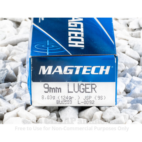 Magtech - 50 Rounds - 124 Grain Jacketed Soft Point - 9mm Luger