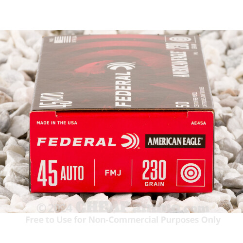 Federal American Eagle 45 ACP (Auto) Ammo for Sale - 230 Grain Full ...